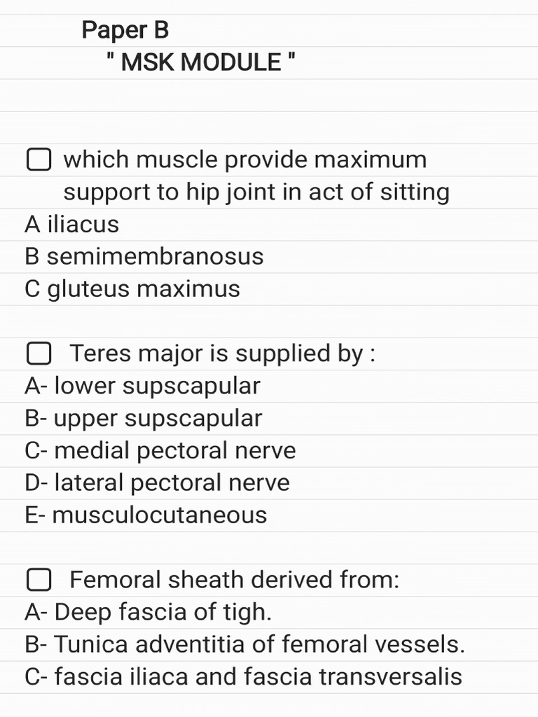 Pre Proff 'Paper B' | PDF
