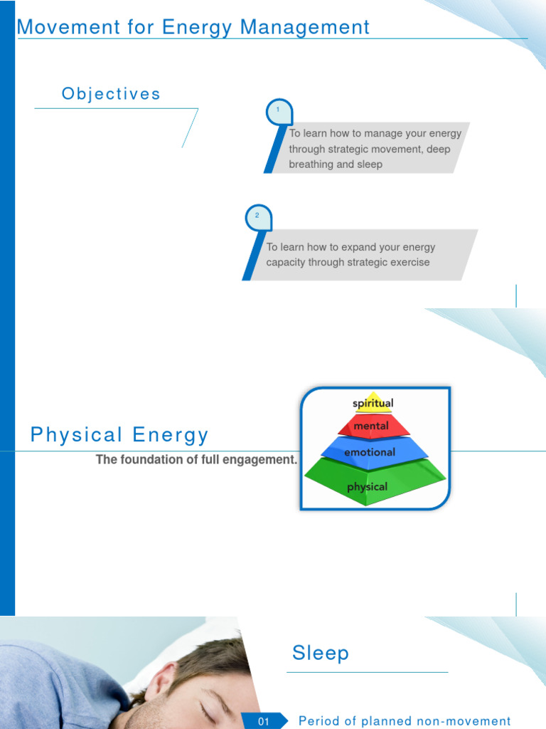 Energy Movement | PDF | Sleep | Strength Training
