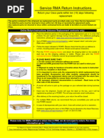 Cisco RMA Return Procedures for India | PDF | Packaging And Labeling ...