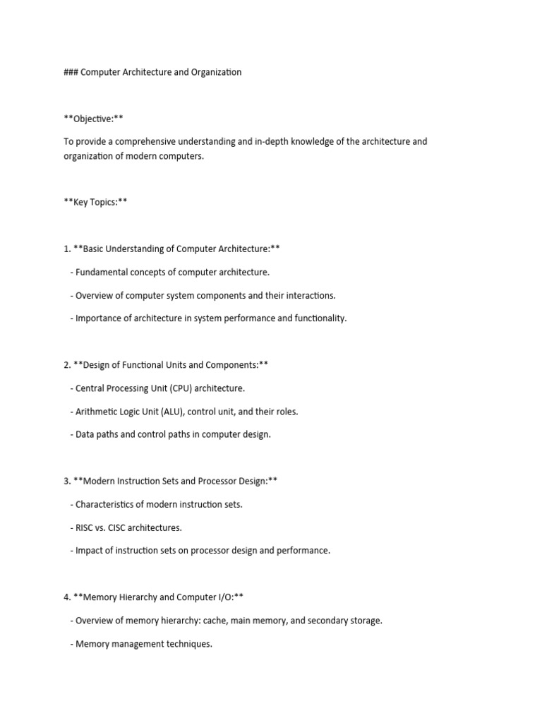 Computer Archit | PDF | Central Processing Unit | Computer Data Storage