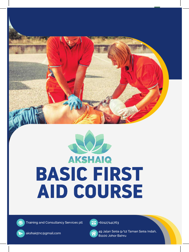 Basic First Aid Course | PDF | Cardiopulmonary Resuscitation | First Aid