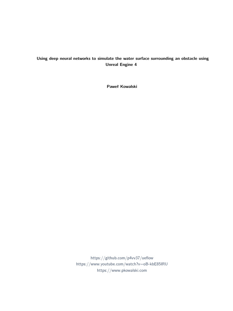 Game Water Simulation with AI | PDF | Simulation | Matrix (Mathematics)