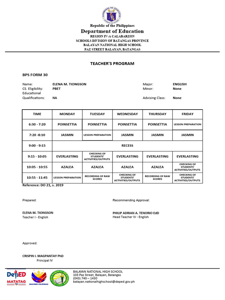 Elena Tiongson-Bps-Form-30 | PDF