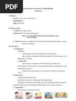 MC Sci 2 Detailed 5es Lesson Plan in Elementary Grade 4 Science Quarter ...