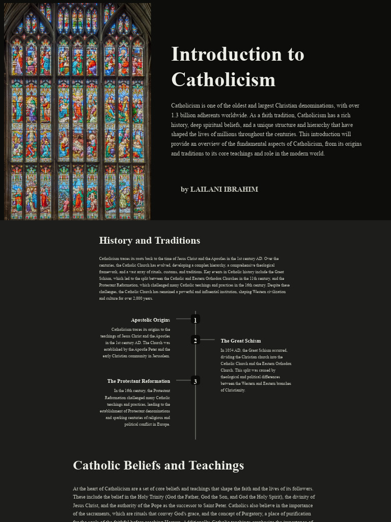 Catholism Report | PDF | Eucharist | Catholic Church