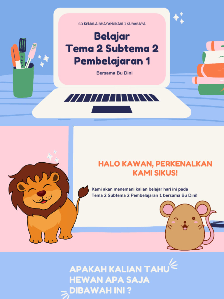Media Pembelajaran Kelas 3 Tema 2 Subtema 2 Pb 1 Pdf