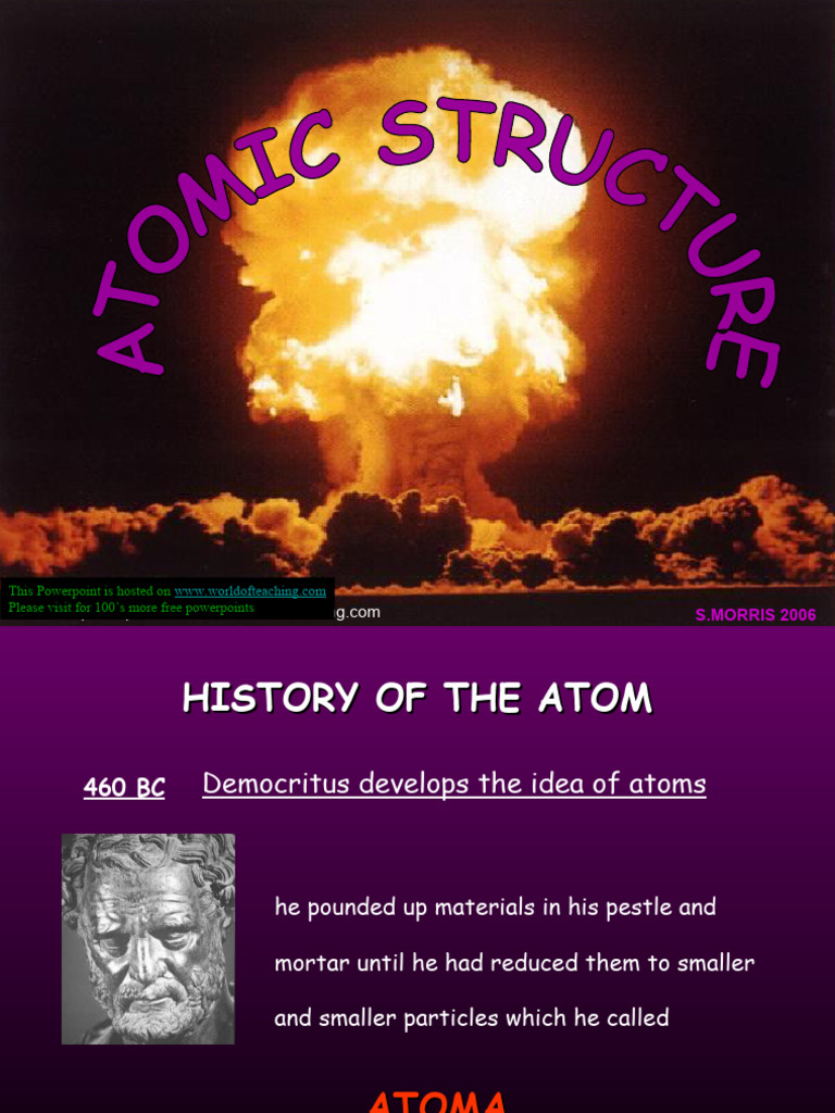 Atomic structure | PDF | Atoms | Atomic Nucleus