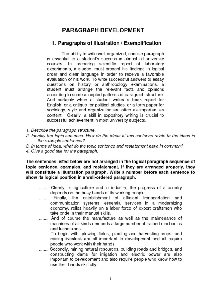 Model Paragraphs | PDF | Photosynthesis | Chemical Substances
