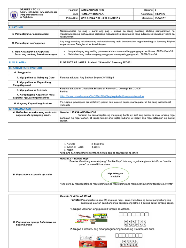 FILIPINO FINAL DEMO-remelyn | PDF