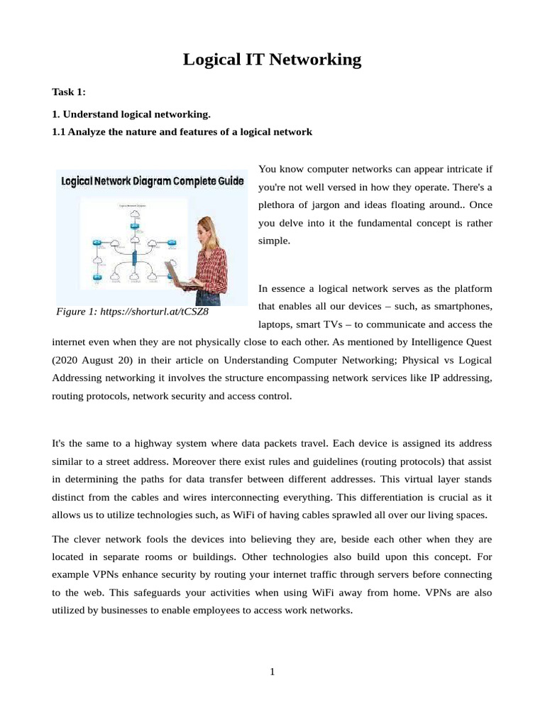 Logical It Networking N | PDF | Computer Network | Osi Model