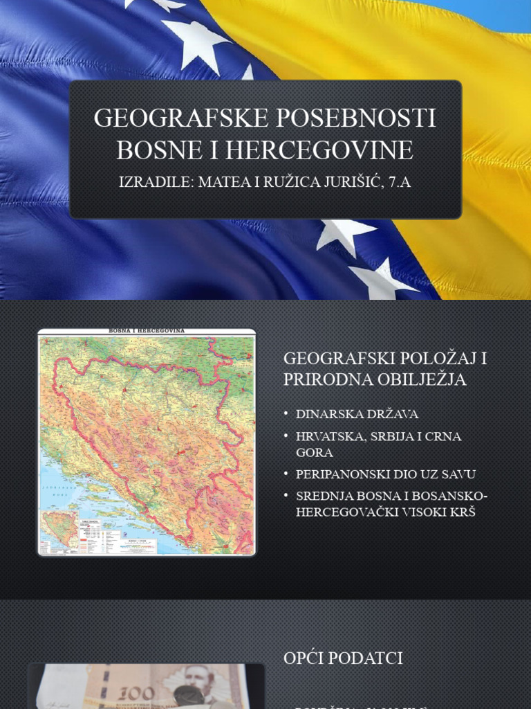 Geografske Posebnosti Bosne i Hercegovine | PDF