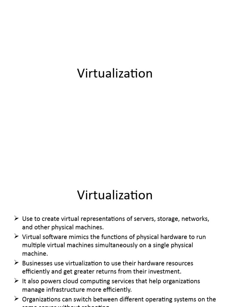 Virtualization Download Free Pdf Virtualization Cloud Computing