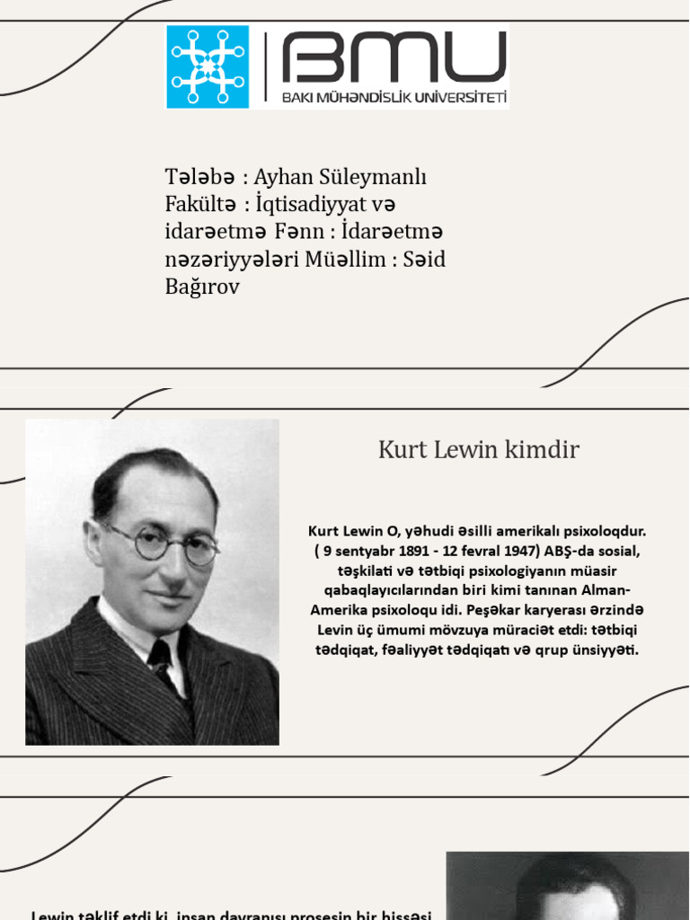 Kurt Lewin | PDF