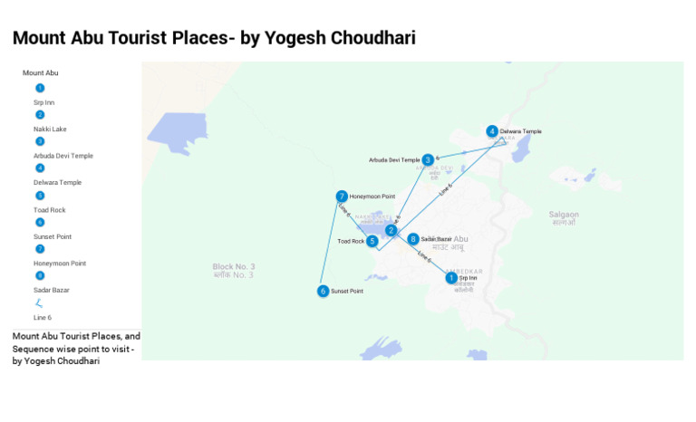 Mount Abu Map 1 | PDF