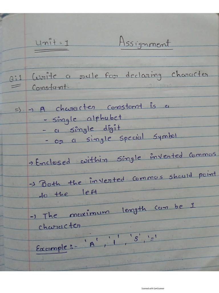 FOP Assignment Unit 1.... | PDF FOP Assignment Unit 1.... | PDF