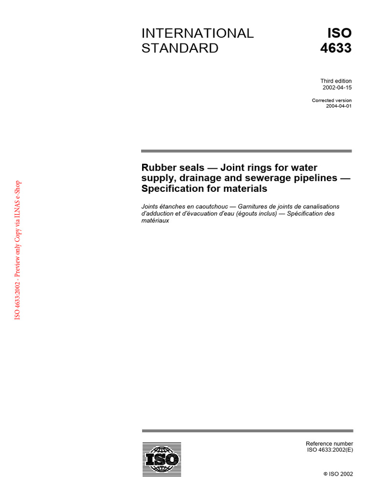 ISO 4633 2002 (E) - Character PDF Document | PDF | International Organization For ...