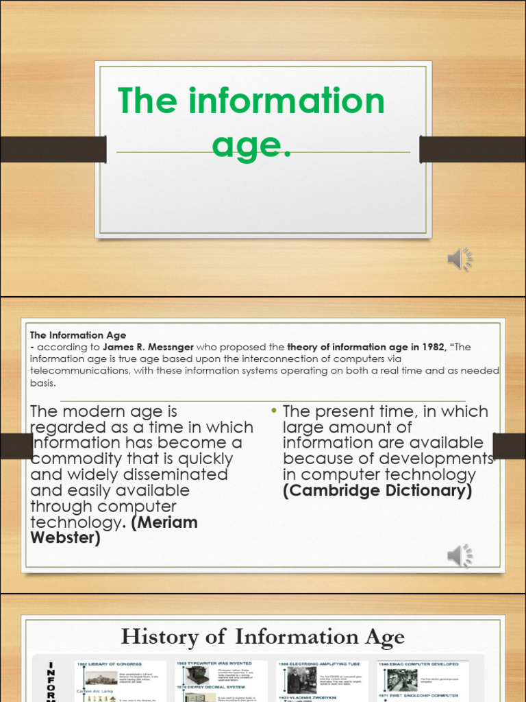 The Information Age Pdf Desktop Computer Laptop