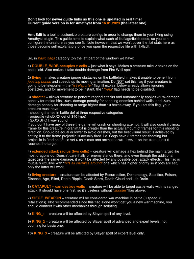 Ame Edit Guide | PDF