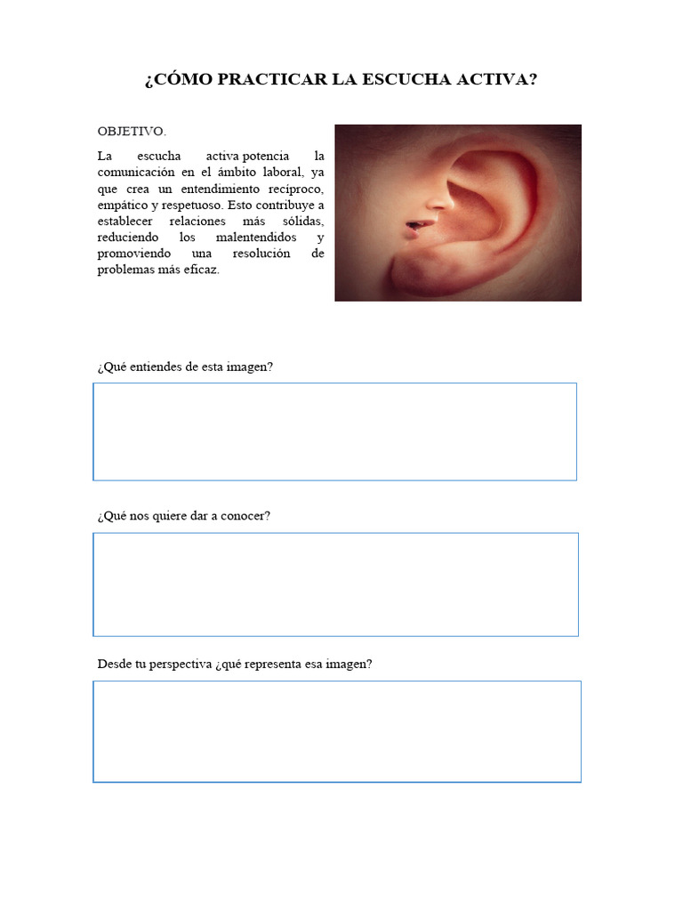 Saber Escuchar | PDF