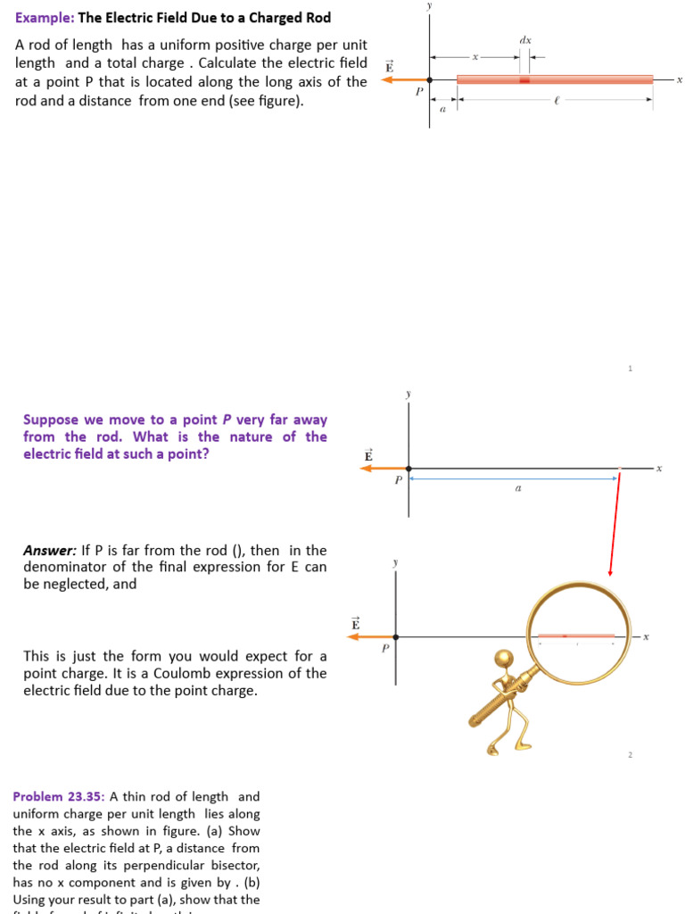 Part III - Continuous Charge Distribution&Motion of A Charge | PDF ...