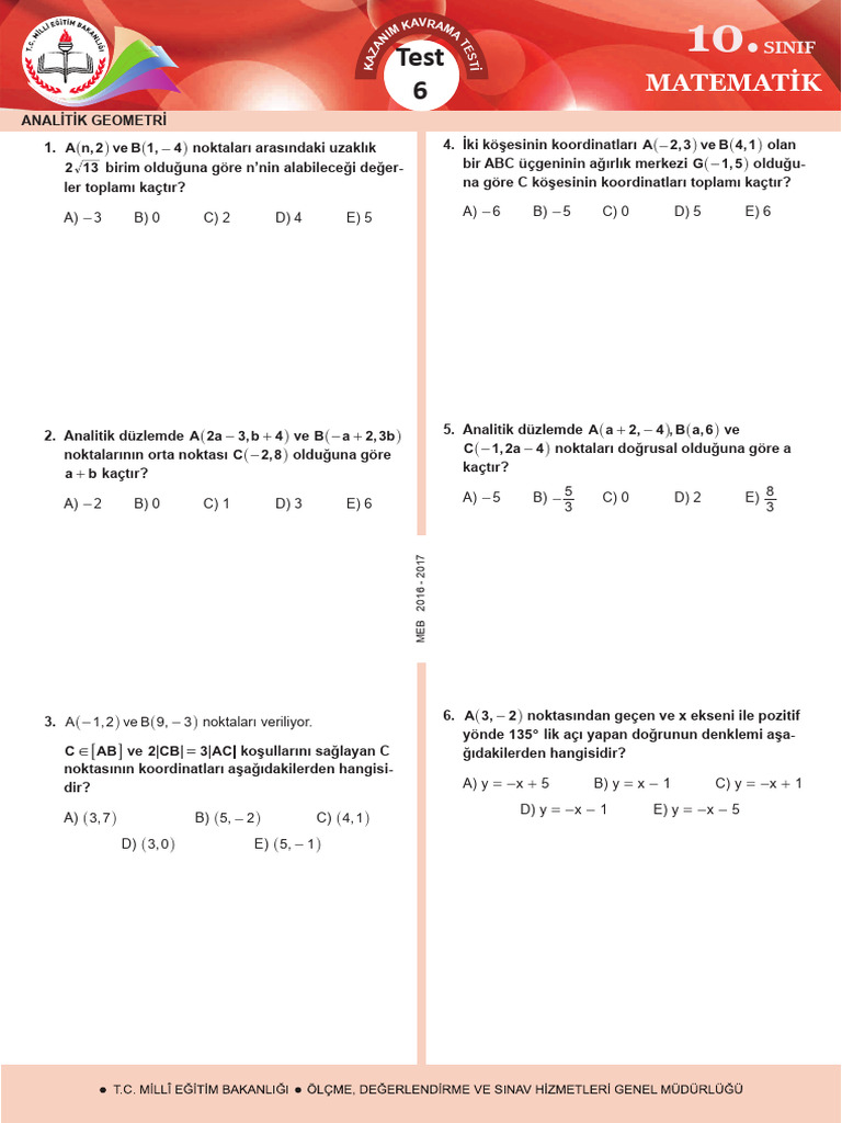 Test 6 | PDF