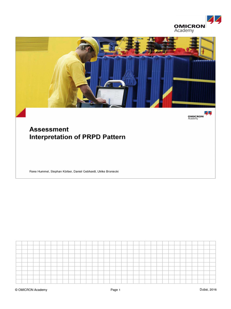 PDM - 09b Assessment Interpretation of PRPD Pattern - ENU | PDF | Capacitor | Electricity