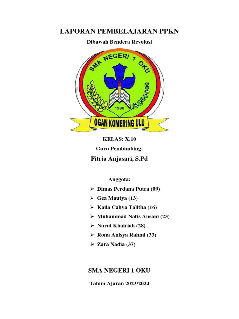 Laporan Pembelajaran PPKN x.10 | PDF
