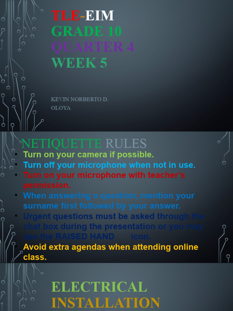 Lesson 3 Multi Tester Parts | PDF | Electrical Resistance And ...