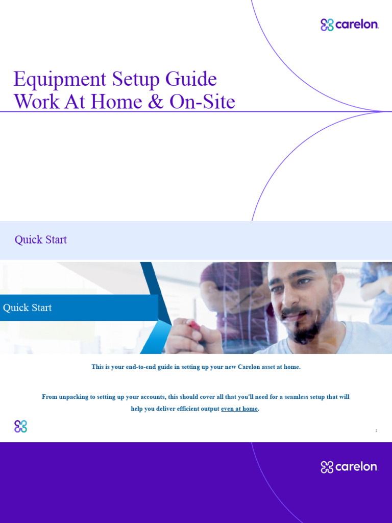 Carelon Equipment Setup Guide | PDF | Computing | Software