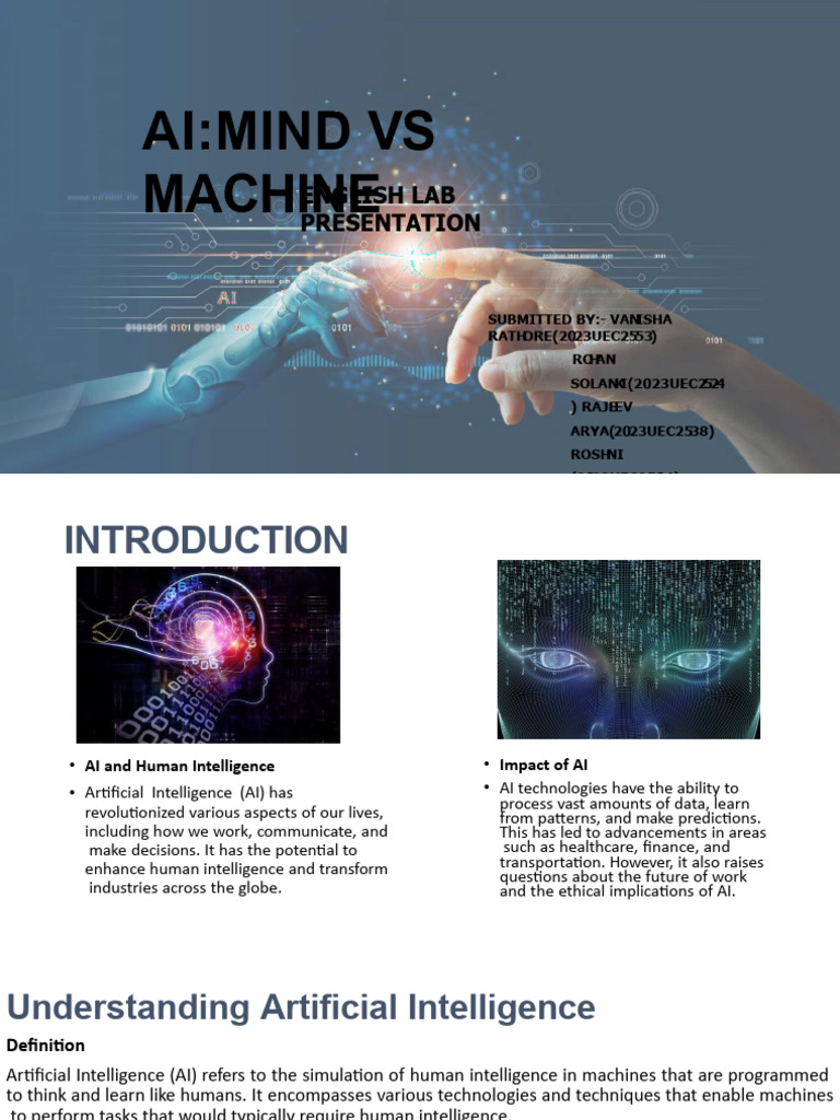 Ai Mind Vs Amchine | PDF | Intelligence (AI) & Semantics | Artificial Intelligence