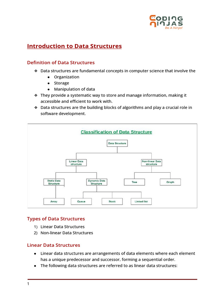 GP - Introduction To Data Structures | PDF | Data Structure | Data
