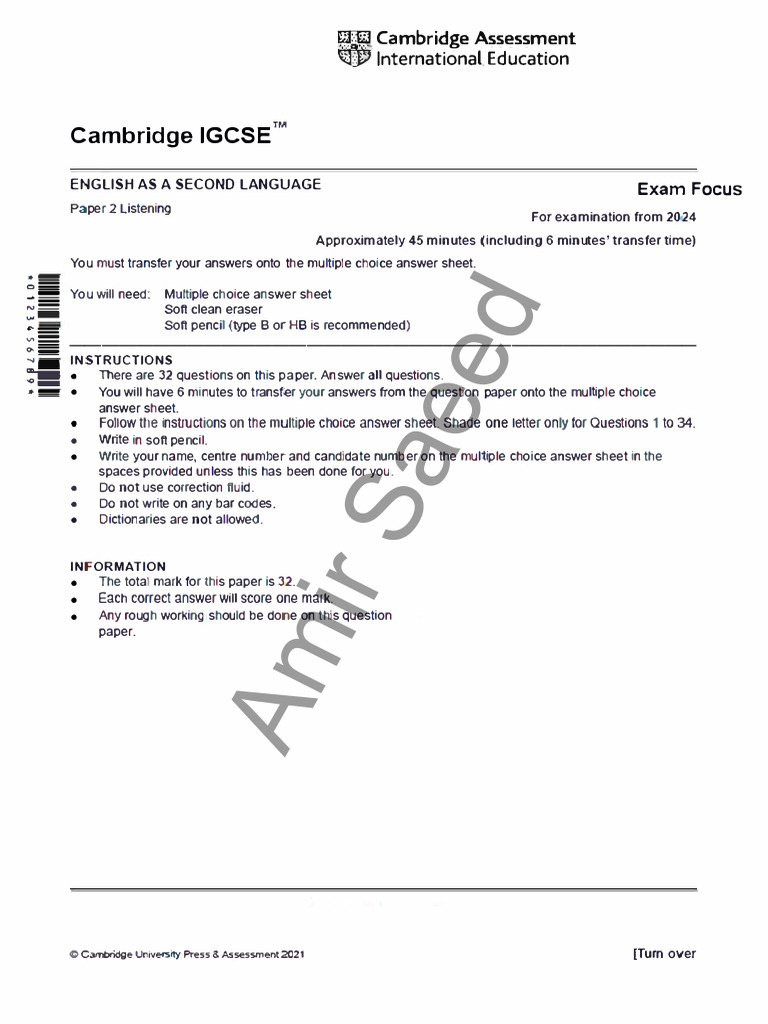 Exam Focus | PDF