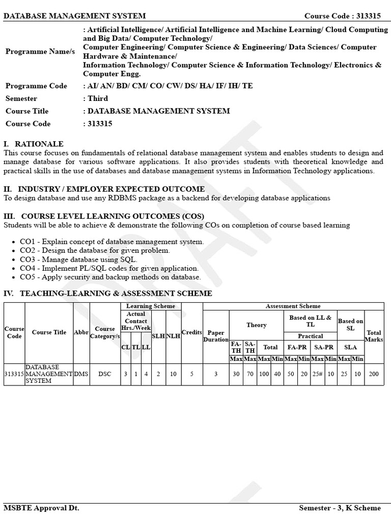 Database Management System 1 | PDF | Relational Model | Pl/Sql