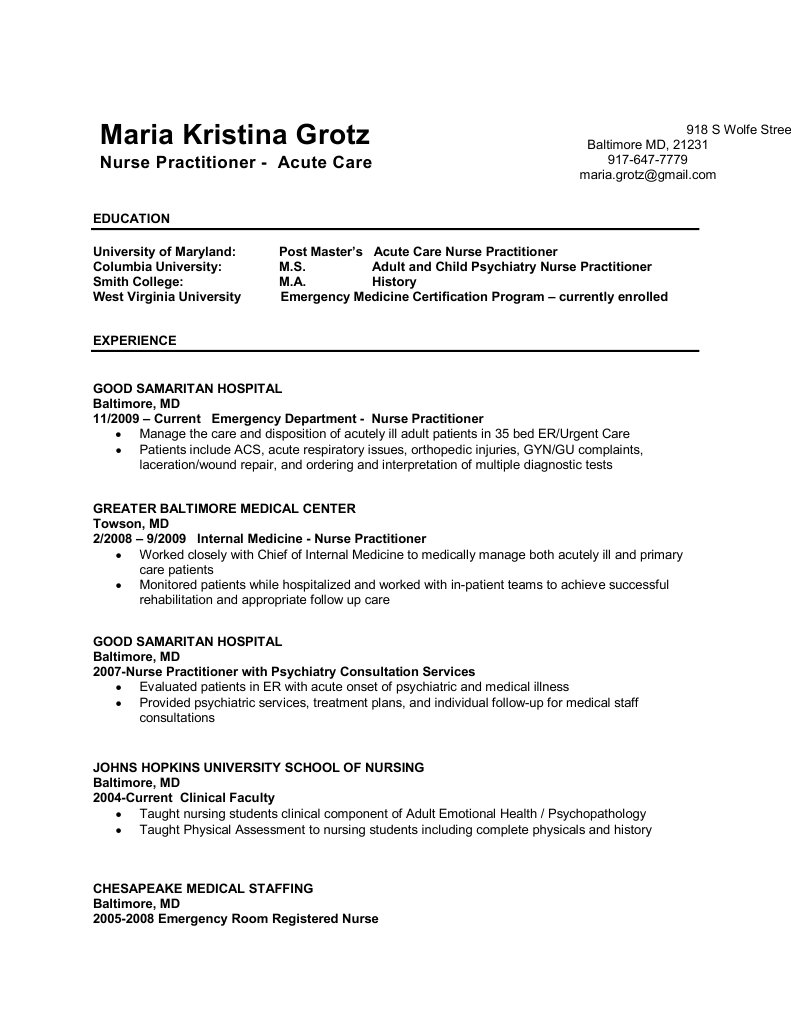 Maria Kristina Grotz Resume Nov 2011 | PDF
