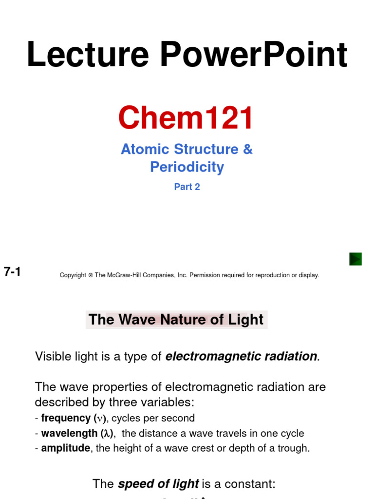 2 - Atomic Structure & Periodicity (Part 2) - Lecture PowerPoint | PDF ...