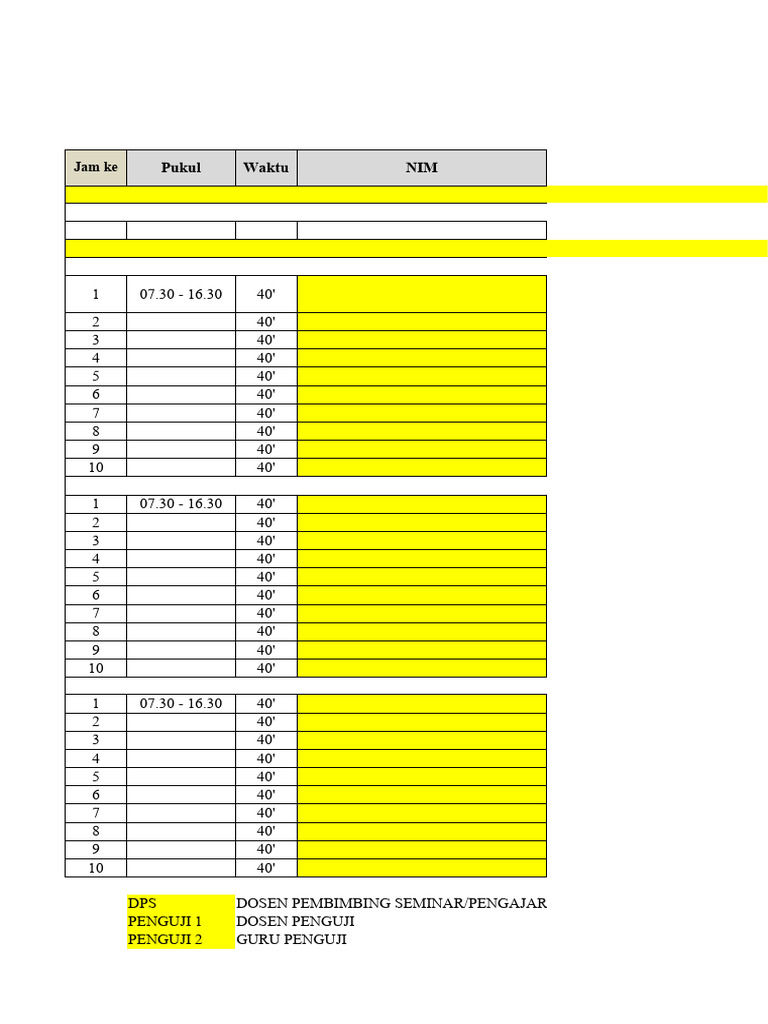 SENI BUDAYA - Jadwal - Seminar - PPG - G1S2 - Tahun - 2023 | PDF