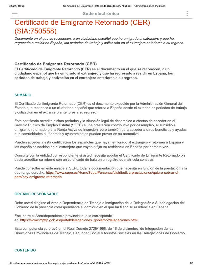 GUIA PARA SOLICITAR CER en Huelva | PDF | Documento de identidad | España