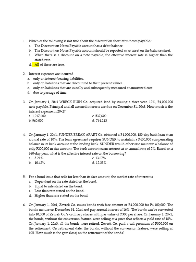 Reviewer Pdf Bonds Finance Interest