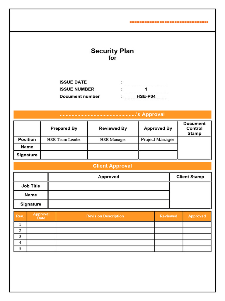 Security plan | PDF | Security Guard | Physical Security