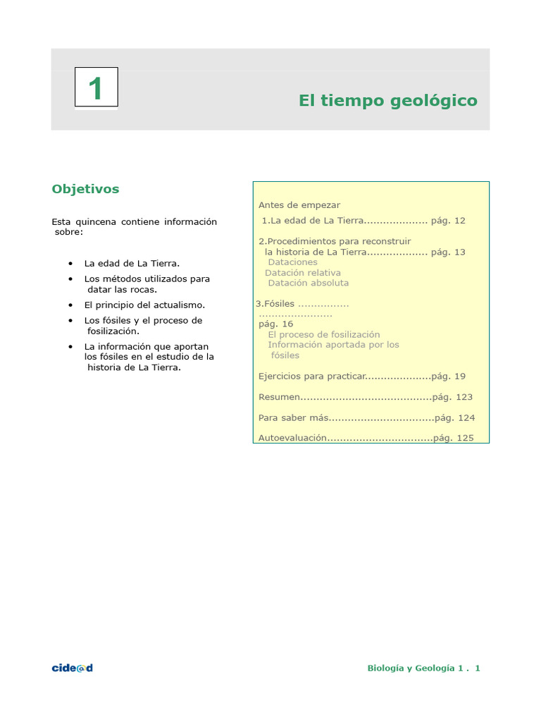 Edad y datación de la Tierra | PDF | Fósil | Geología
