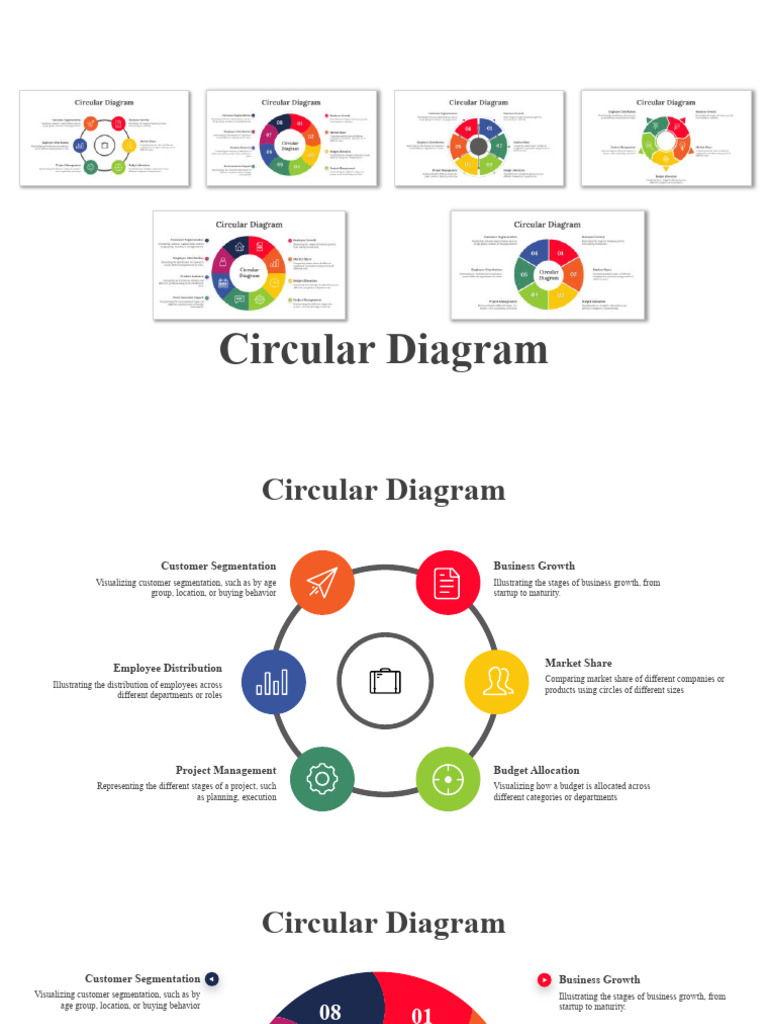 Slide_Egg-60023-Circular Diagrams | PDF | Market Segmentation ...