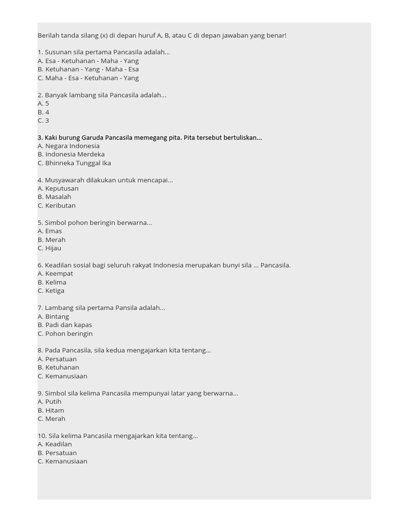 Pend Pancasila | PDF