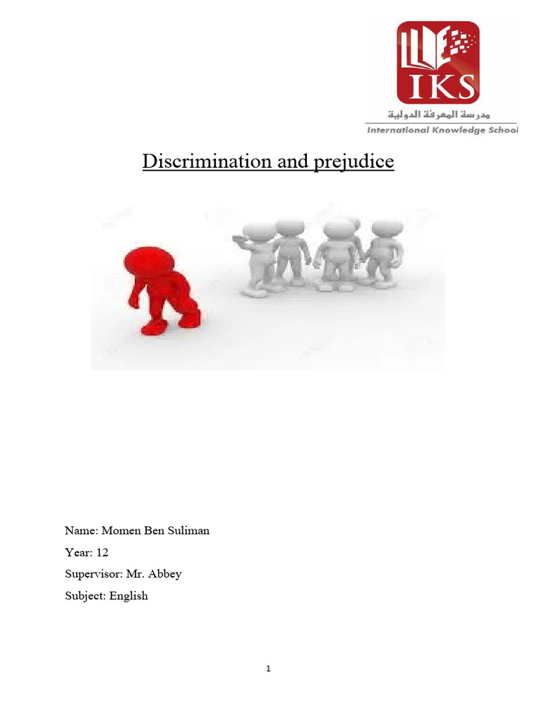 Understanding Prejudice and Discrimination | PDF | Prejudices ...