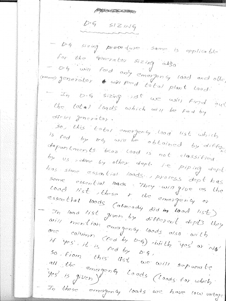 DG Sizing and CB | PDF