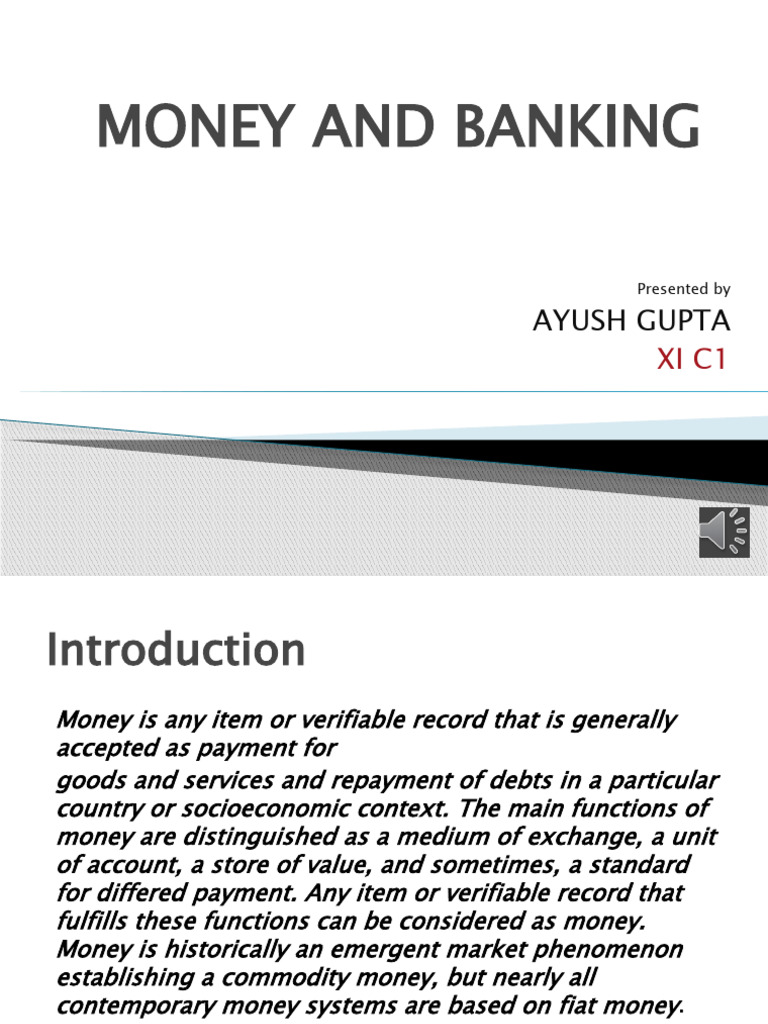 Money and Banking | PDF | Reserve Bank Of India | Money