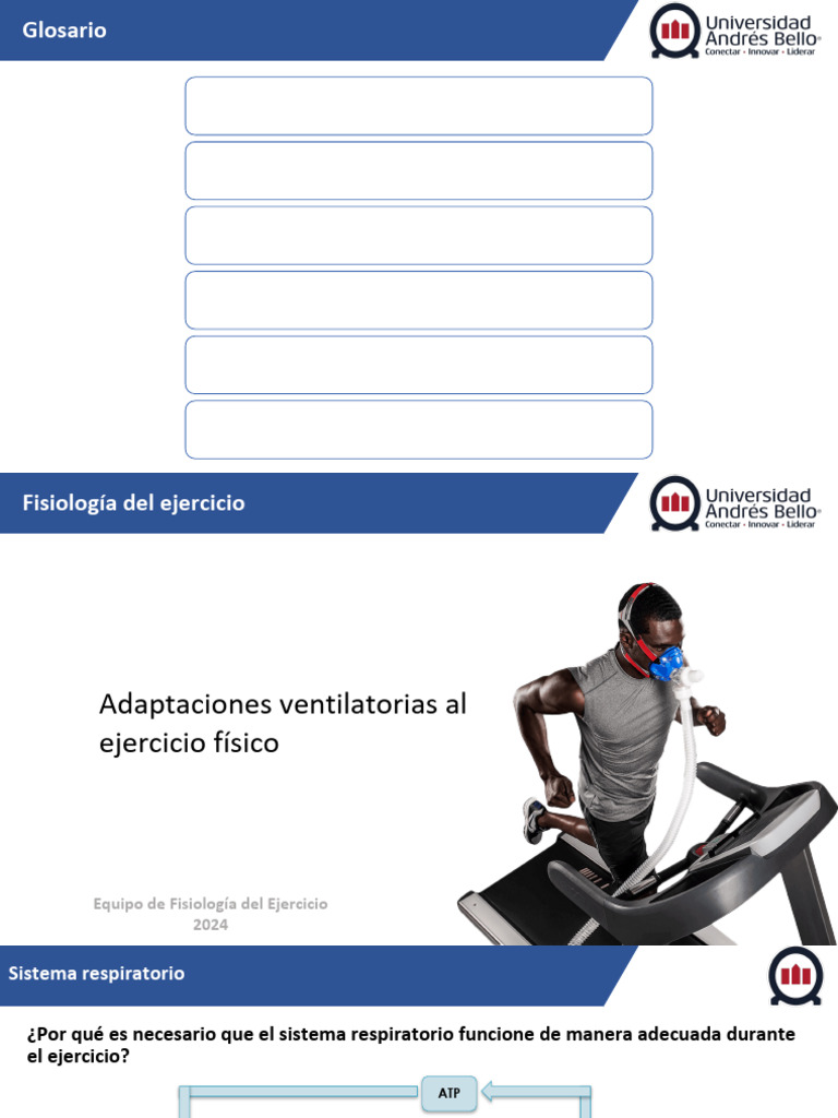 Clase S8 - Adaptaciones Ventilatorias Al Ejercicio Físico 2024 | PDF | Sistema respiratorio ...