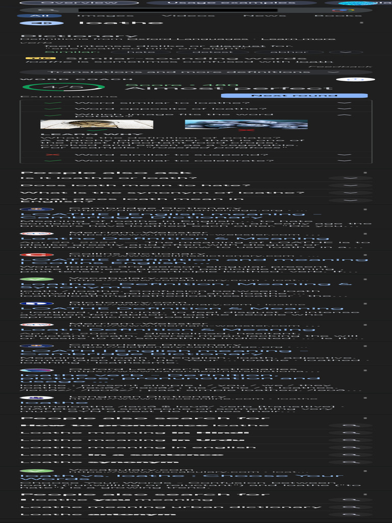 Loathe Meaning - Google Search | PDF | English Language | Potato
