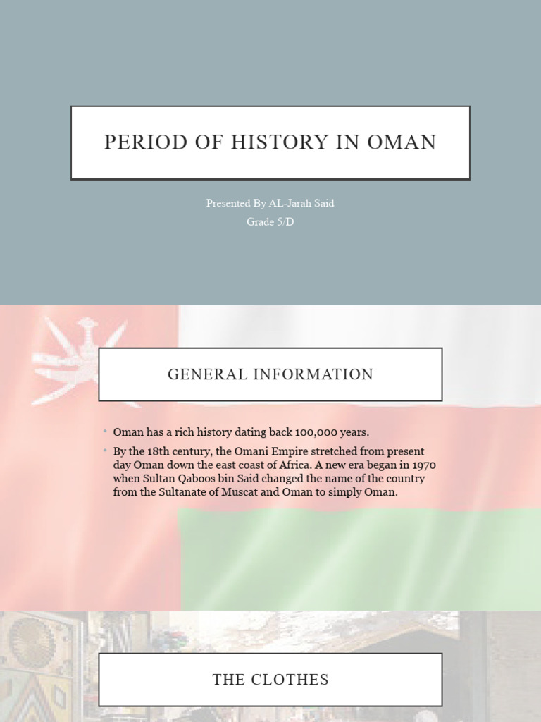 Period of History in Oman | PDF