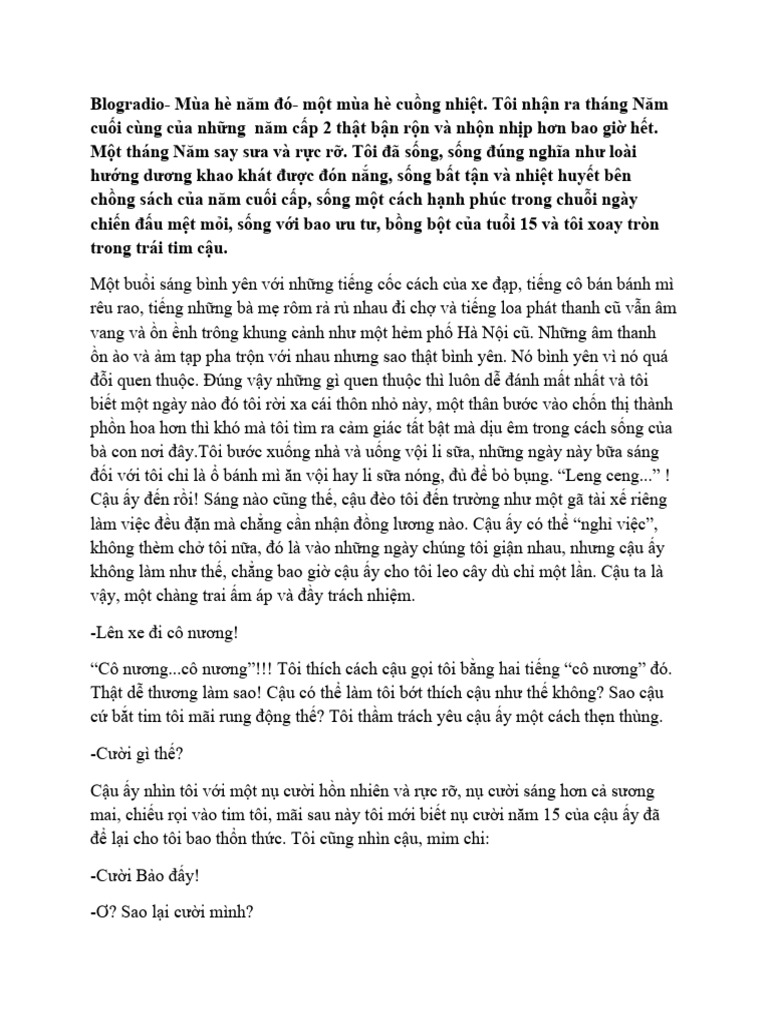 HHT- Chúng ta ở trên tình bạn, dưới tình yêu tập 2 | PDF