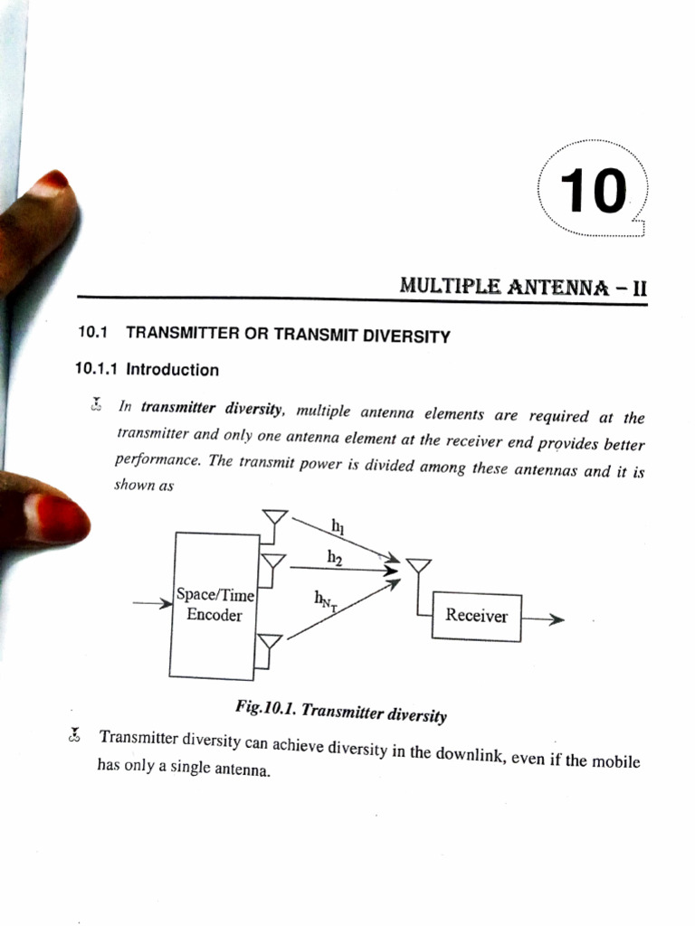 Transmit - Receiver Diversity | PDF | Mimo | Antenna (Radio)